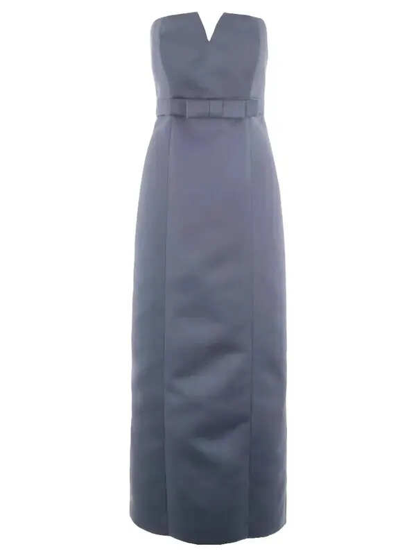 P.a.r.o.s.h Strapless Maxi Dress - Blue