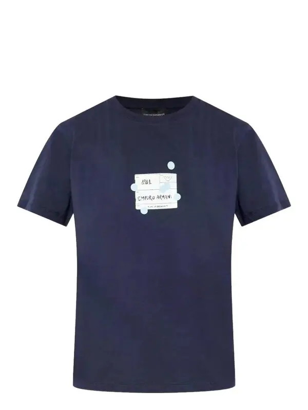 Emporio Armani Printed T-shirt - Blue