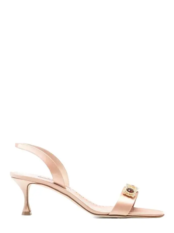 Manolo Blahnik Cupisan Sandals - Neutrals