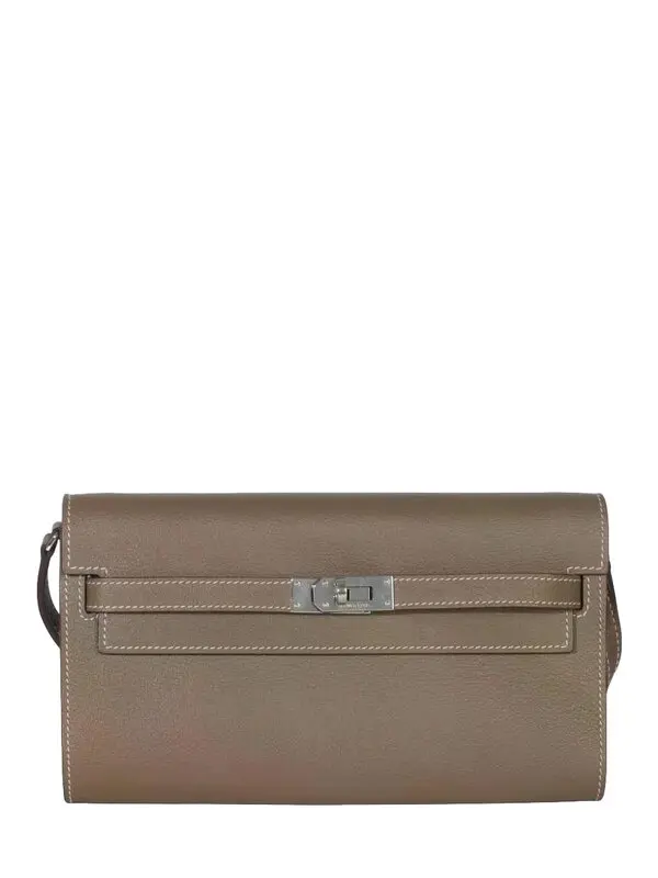 Hermès Kelly Wallet With Removable Strap - Brown