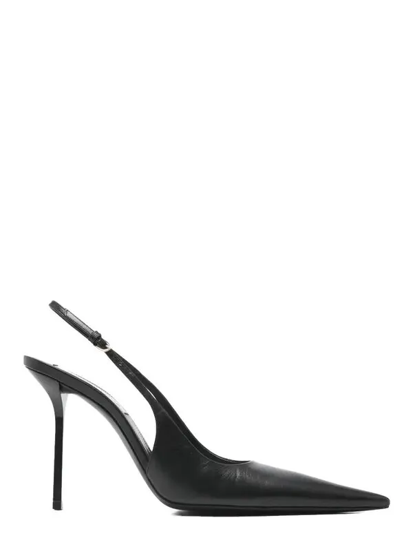 Victoria Beckham Leather Slingback Pumps - Black