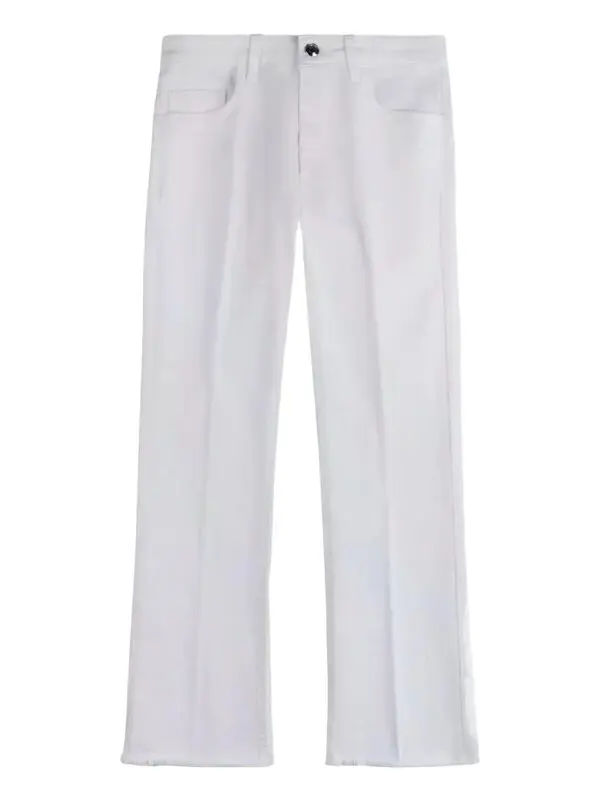 FAY Flared Cotton Jeans - White