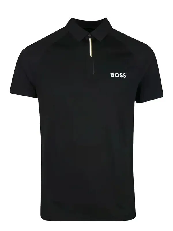 BOSS Paddytech Polo Shirt - Black
