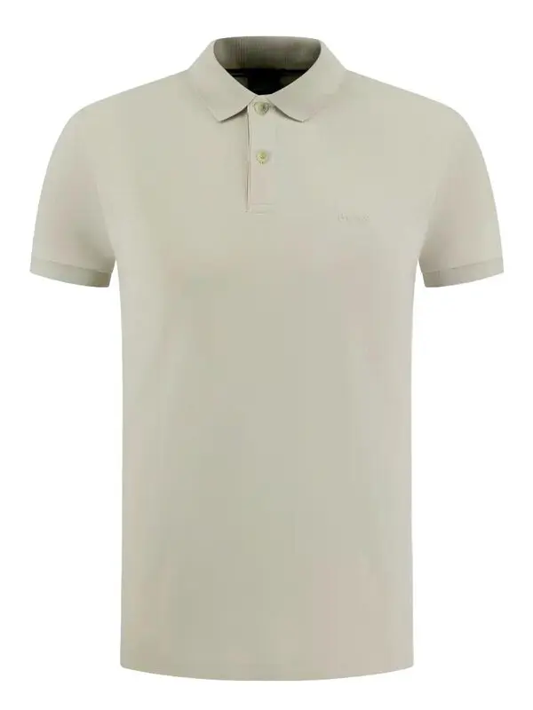 BOSS Logo-detail Polo Shirt - Neutrals