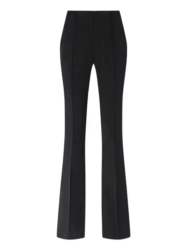 GENNY Flared Split Trousers - Black