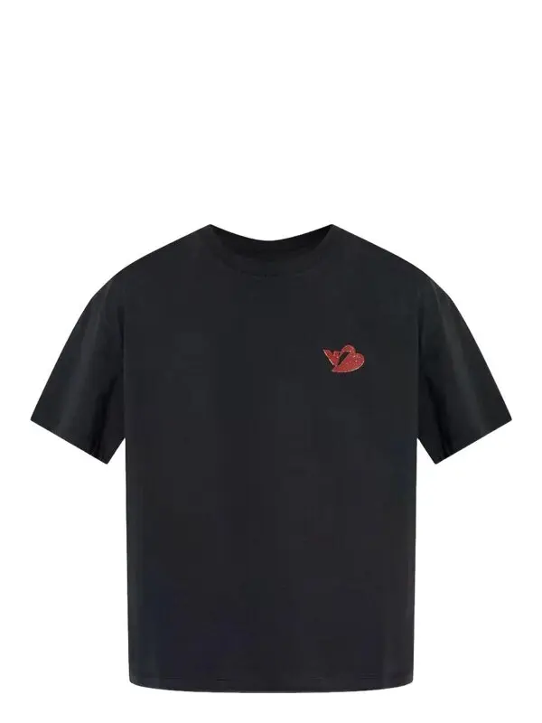 Emporio Armani Logo-detail T-shirt - Black
