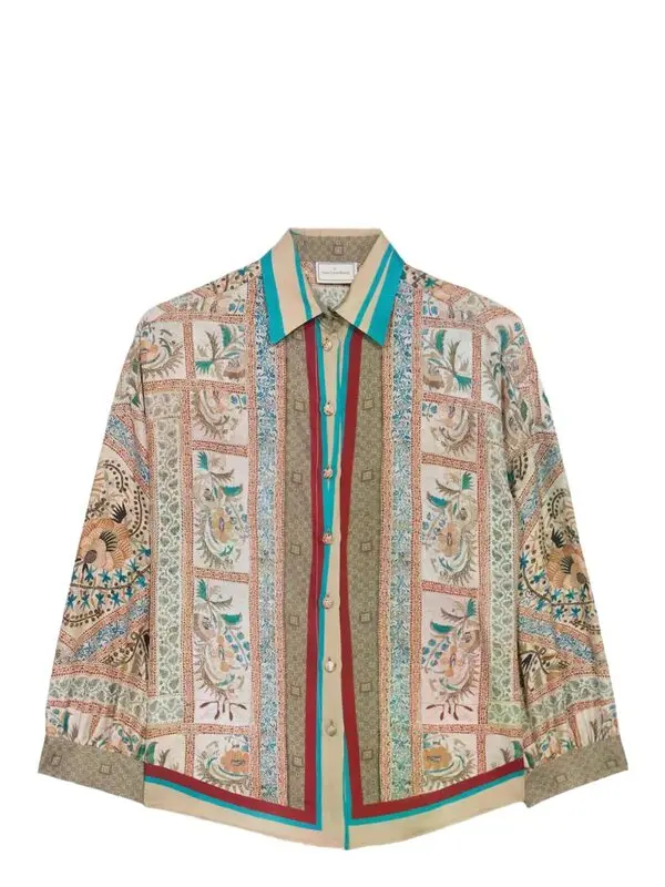 PIERRE-LOUIS MASCIA Silk Shirt - Neutrals