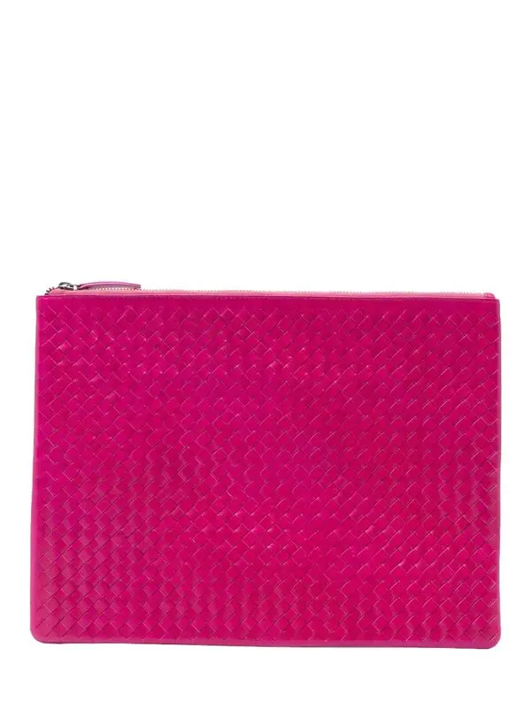 Dragon Diffusion Woven Clutch Bag - Pink