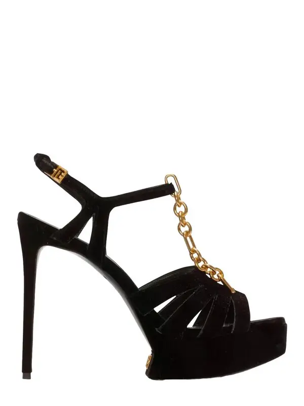 Balmain 125mm Open-toe Sandals - Black