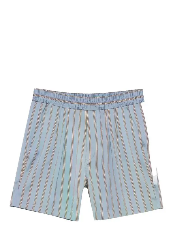 TOM FORD Striped-pattern Shorts - Blue