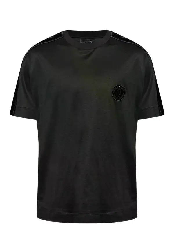 Emporio Armani Lunar New Year Patched T-shirt - Black