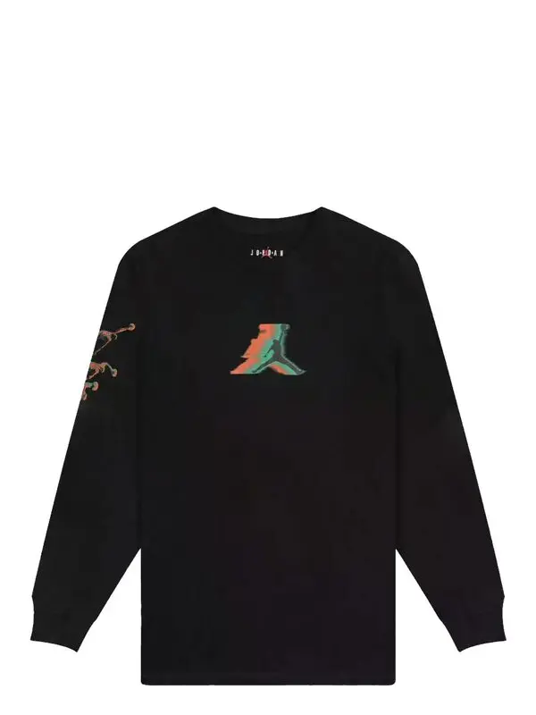 JORDAN Long-sleeve T-shirt - Black