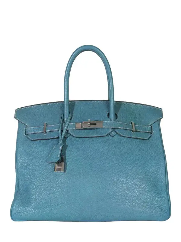 Hermès 2011 Jane Birkin Trapeze Silhouette Bag - Blue