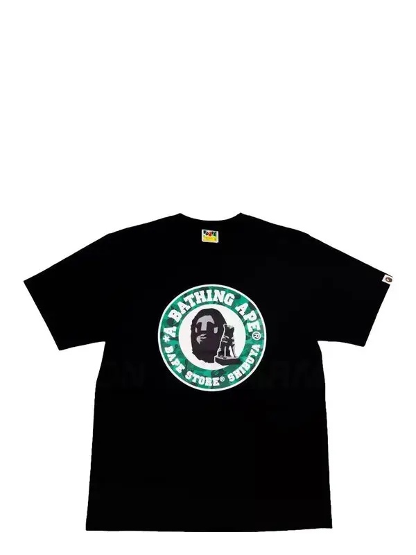 A BATHING APE Shibuya' Graphic T-shirt - Black