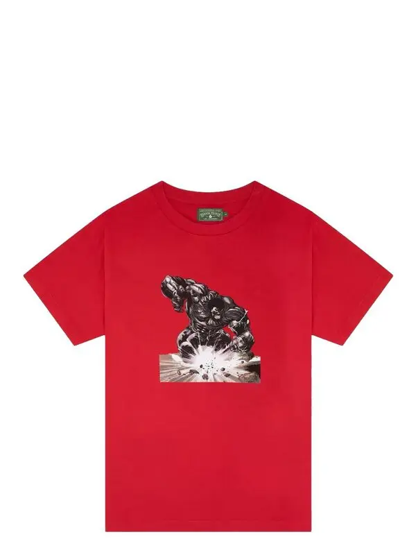 DENIM TEARS X Arthur Jafa Ex-slave Gordon Printed T-shirt - Red