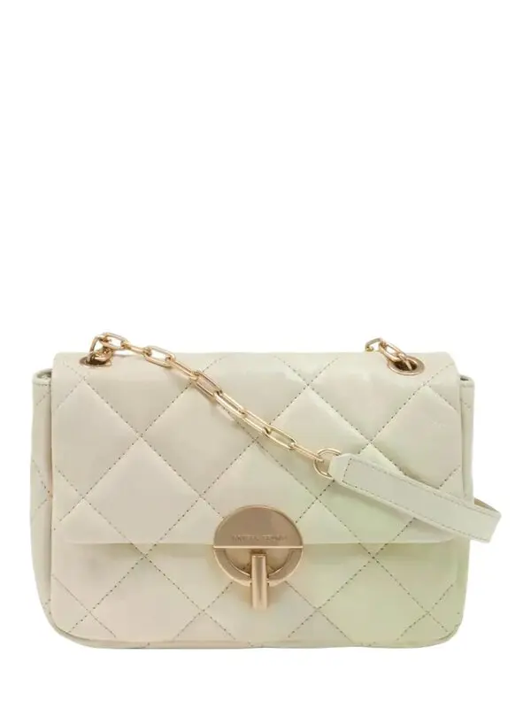 Vanessa Bruno Moon Leather Shoulder Bag - Neutrals
