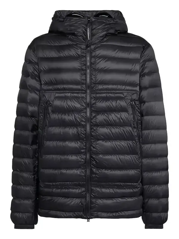 C.P. COMPANY Hooded Padded Jacket - Black