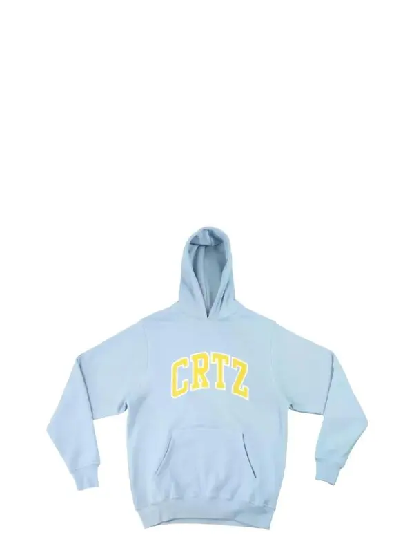CORTEIZ Dropout Kangaroo-pocket Hoodie - Blue