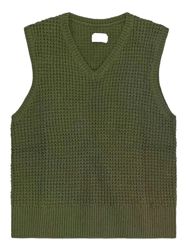 Aimé Leon Dore Waffle-knit Vest - Green