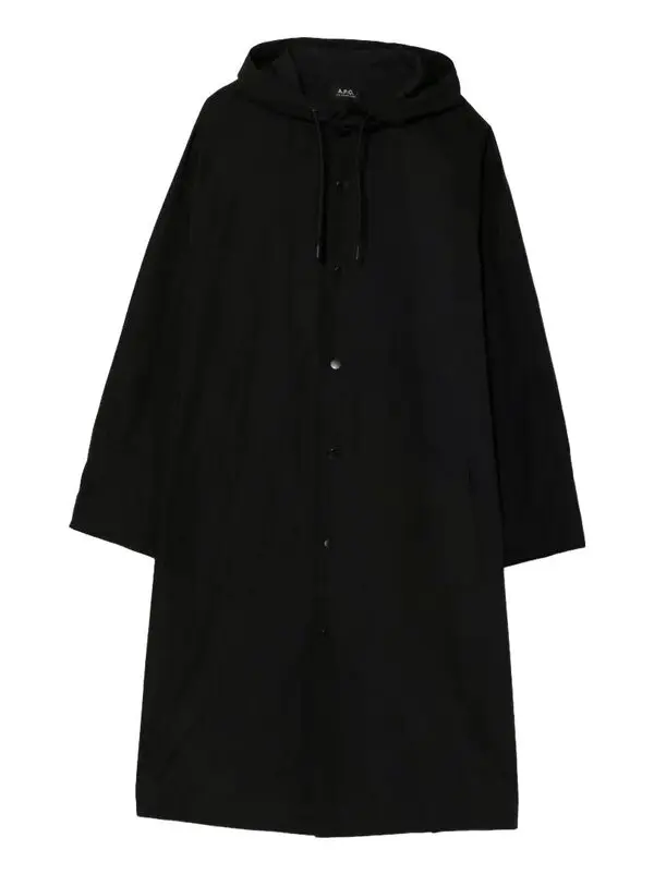 A.p.c. Kim Parka Coat - Black