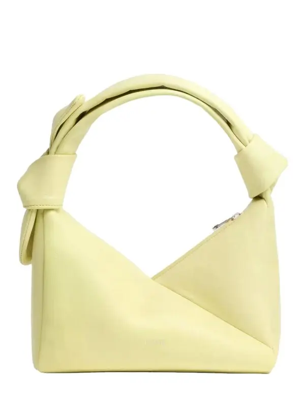 Patou Bonbonnette Knot-detail Shoulder Bag - Yellow