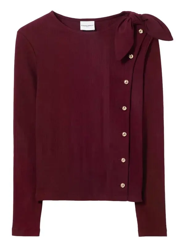 Claudie Pierlot Bow-detail Blouse - Red