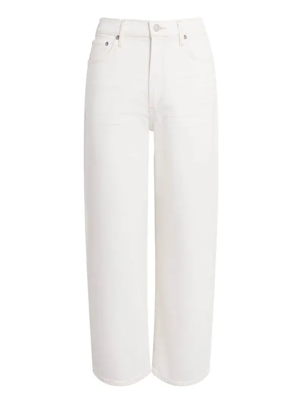 AGOLDE Harper Crop Jeans - White