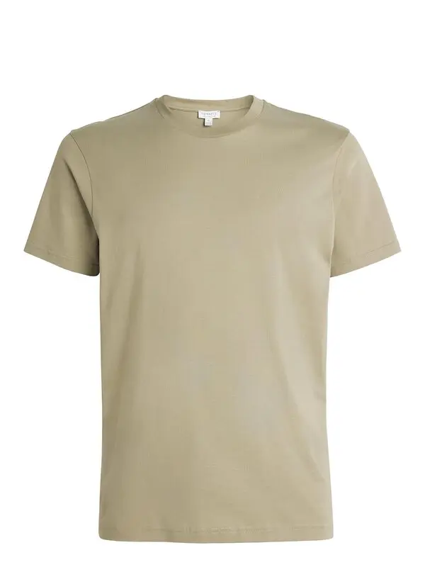 Sunspel Supima Cotton Riviera T-shirt - Green