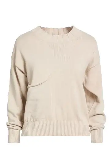 Alpha Studio Cotton Knit Sweater - Beige