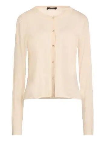 ARAGONA Silk Cashmere Cardigan - Beige