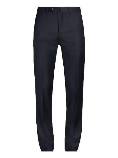 Caruso Tapered Cool Wool Pants - Blue