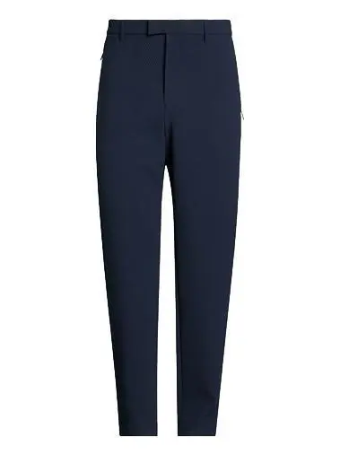 Emporio Armani Virgin Wool Blend Straight-leg Pants - Navy