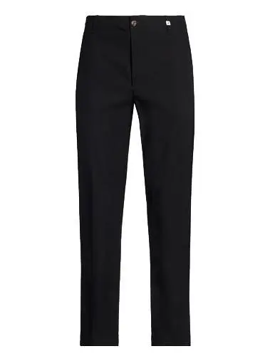 MYTHS Twill Tapered Leg Pants - Black