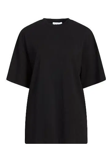 Alpha Studio Cotton-elastane T-shirt - Black