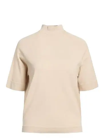 Liviana Conti Turtleneck Top - Beige