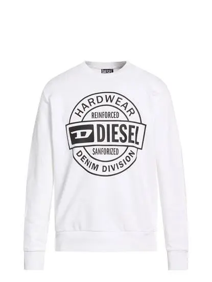Diesel Cotton Sweatshirt - White