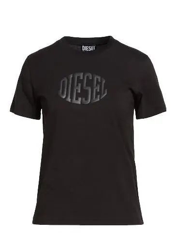 DIESEL Logo-print Cotton T-shirt - Black