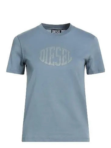 DIESEL Logo-print Cotton T-shirt - Blue