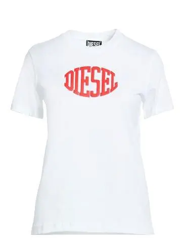 DIESEL Logo-print Jersey T-shirt - White