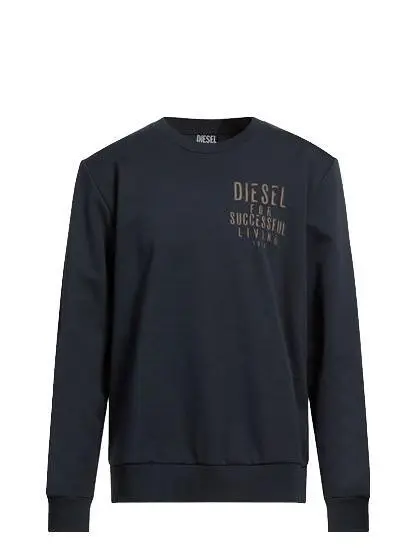 Diesel Cotton-blend Crewneck Sweatshirt - Navy