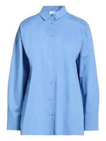 Alpha Studio Oversized Woven Shirt - Blue