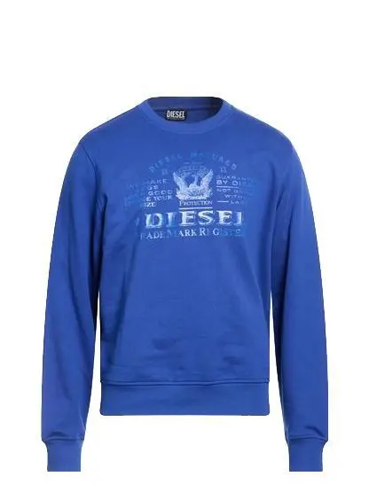 Diesel Cotton-blend French Terry Sweatshirt - Blue