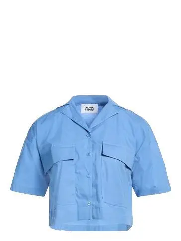 Alpha Studio Safari Shirt - Blue