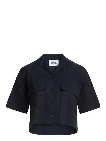 Alpha Studio Safari Shirt - Blue