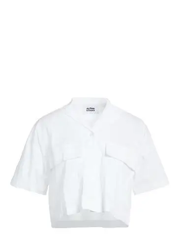 Alpha Studio Safari Shirt - White