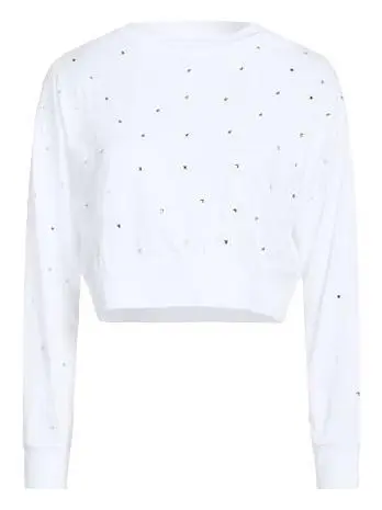 Alpha Studio Crop T-shirt - White
