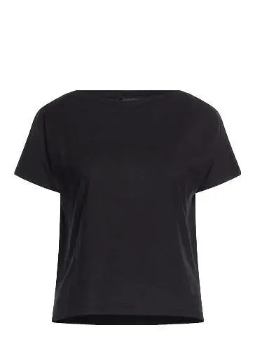 ARAGONA Basic Cotton T-shirt - Black
