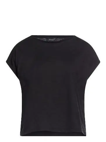 ARAGONA Cotton Jersey Oversized T-shirt - Black