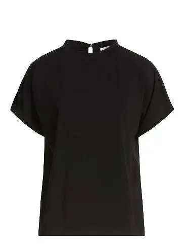 Alpha Studio Jersey T-shirt With Appliqués - Black