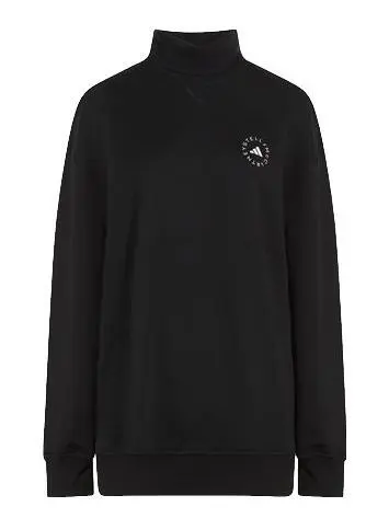 Adidas By Stella McCartney Sweatshirt In Organic Cotton And Elastane - Black